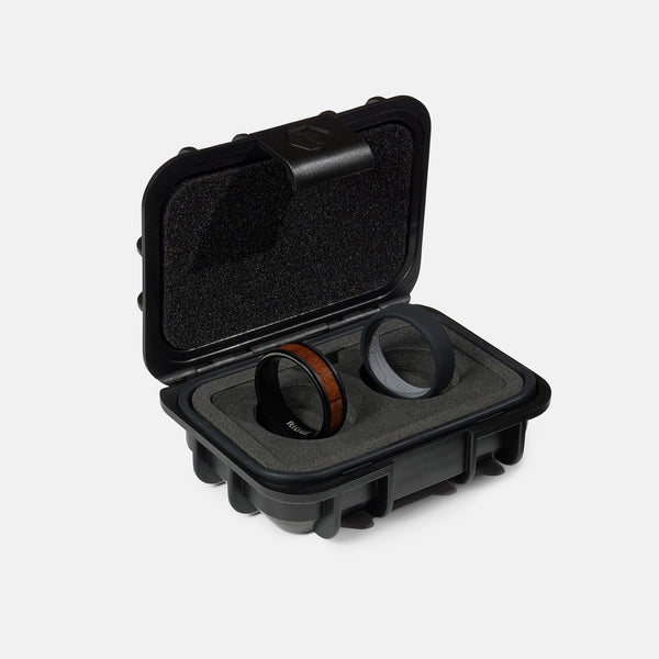 Ridge | Forged In Nature Collection | Mopane Wood Beveled Ring - Ridge ...