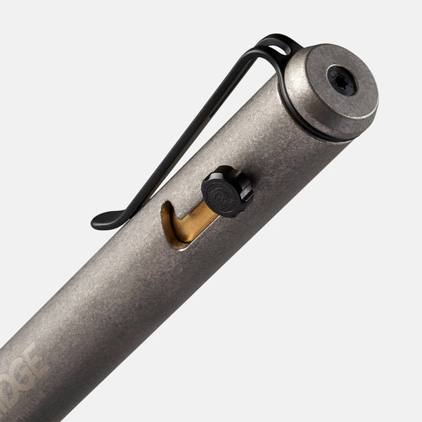 Stonewashed Titanium Bolt Action Pen // The Ridge - Ridge Global